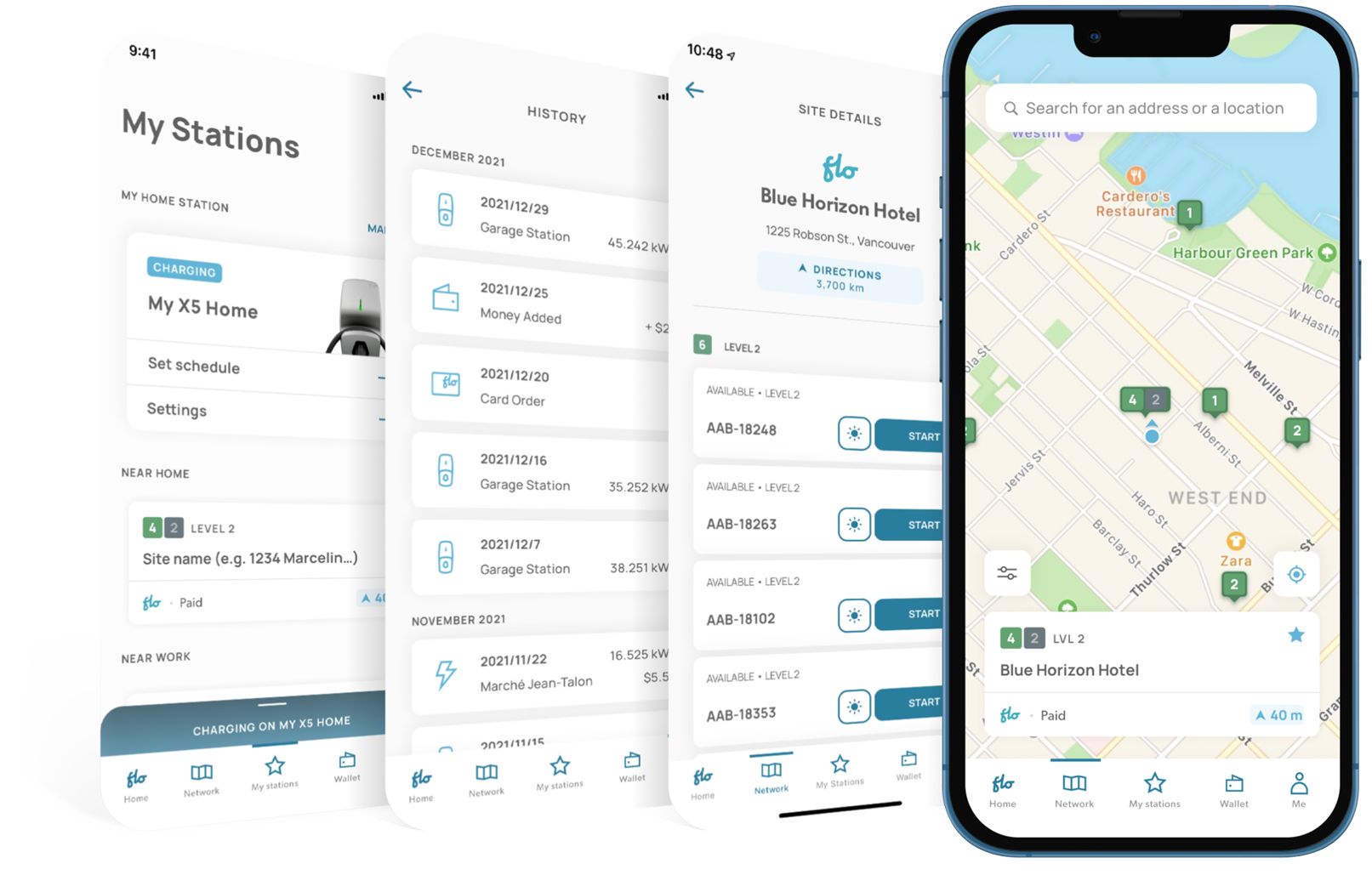 FLO Mobile App. L’application mobile FLO pour la recharge de VE | FLO